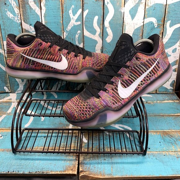Nike | Shoes | Nike Id Kobe X Elite Low Mamba Days Flyknit Multicolor ...